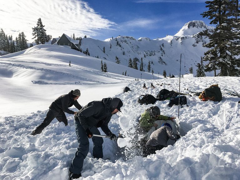 Single Burial Avalanche Rescue - Baker Mountain Guides